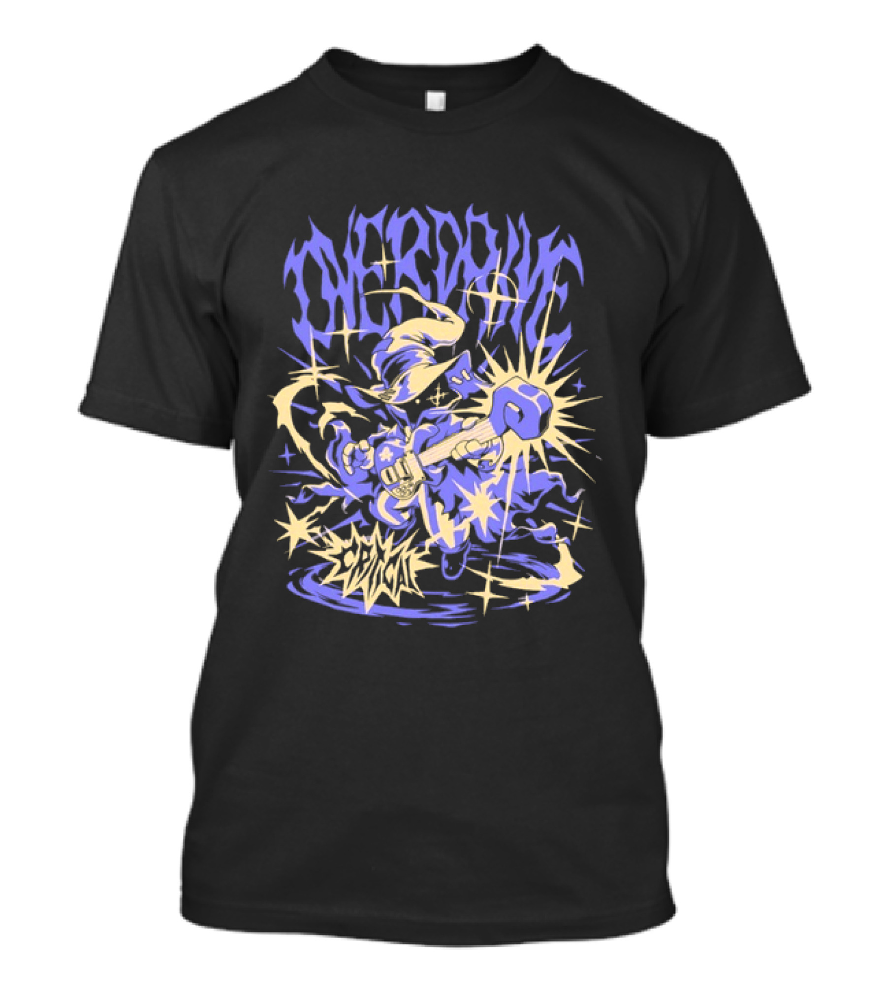 Final Fantasy Overdrive Explosive Cosmic Guitar Power T-Shirt