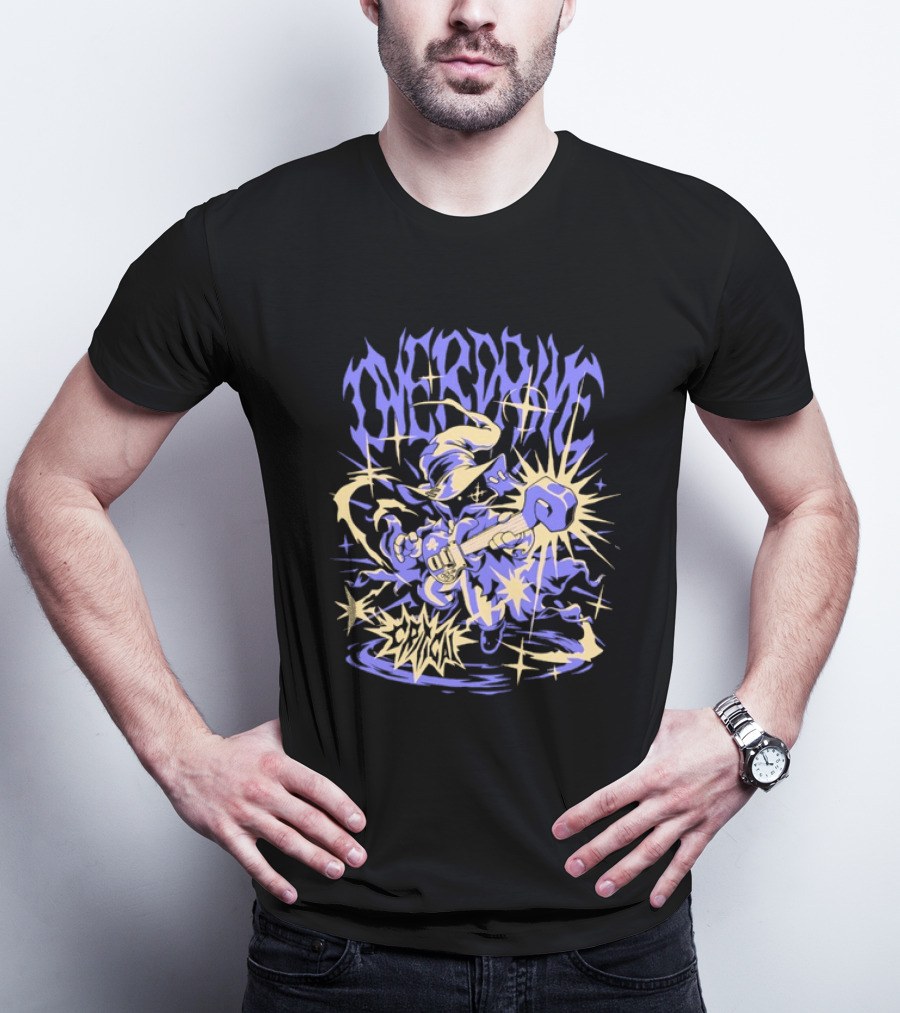 Final Fantasy Overdrive Explosive Cosmic Guitar Power T-Shirt