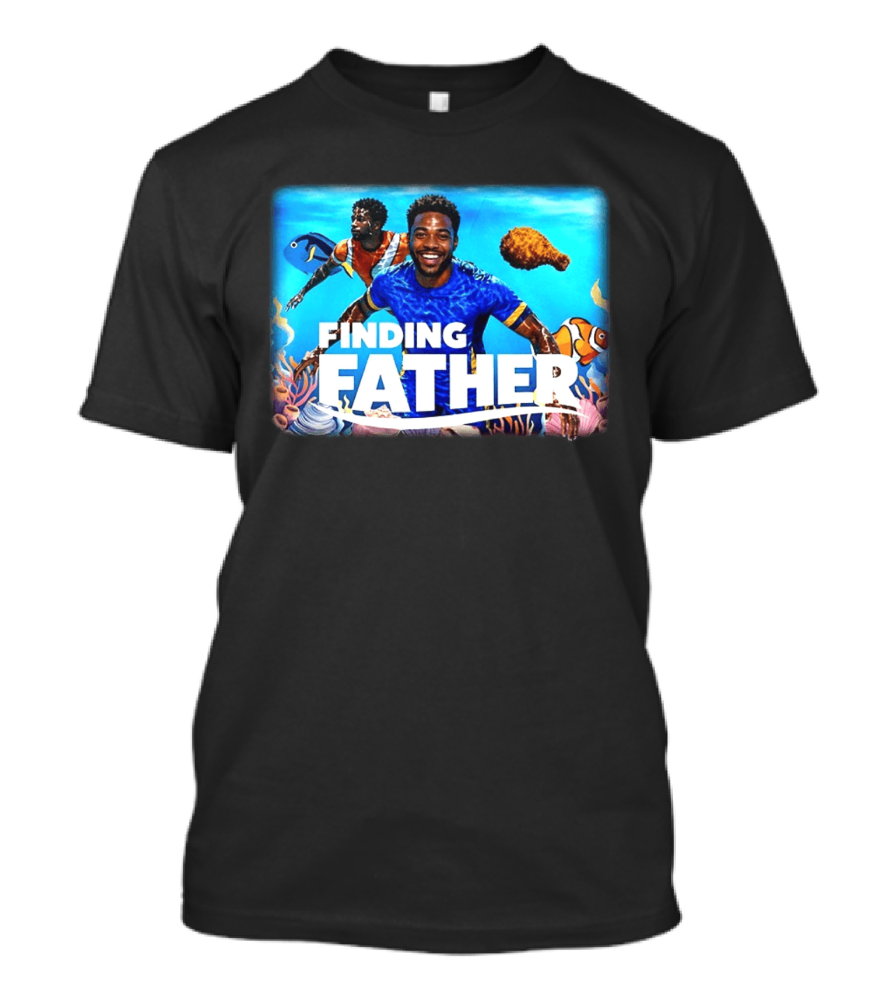 Finding Father Underwater Adventure With Fish And Coral T-Shirt