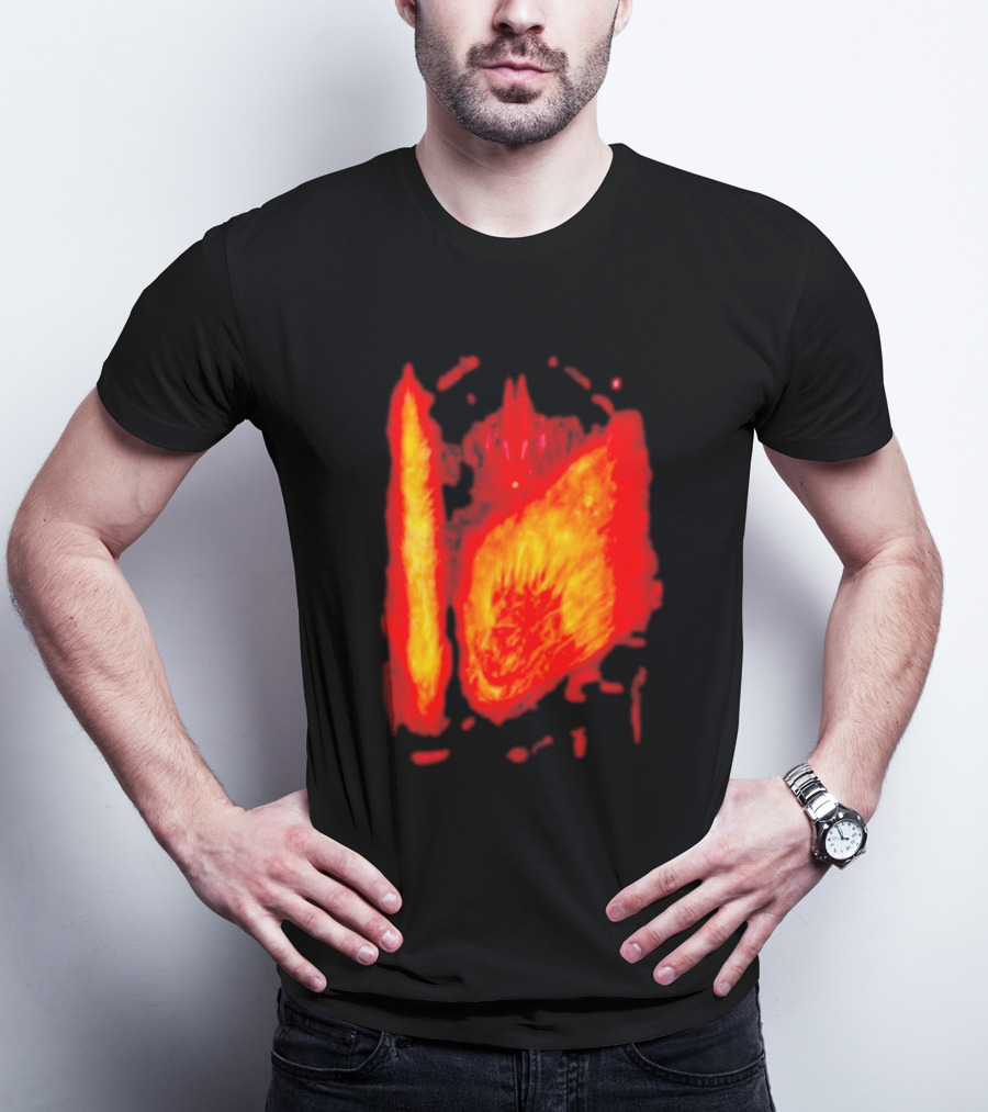 Flame Knight Fire Armor Blaze T-Shirt