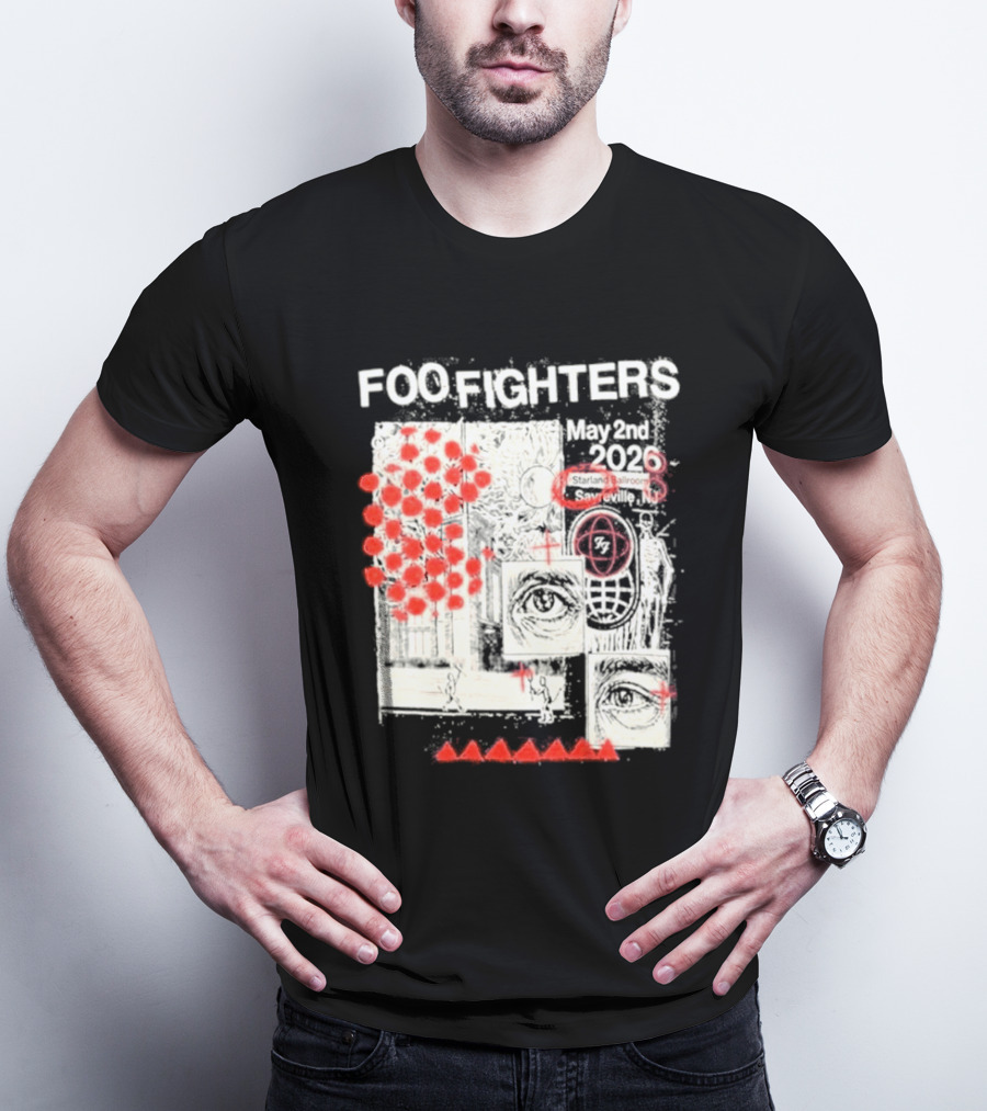 Foo Fighters Sayreville New Jersey 2026 Starland Ballroom May 2nd Your Favorite Toy T-Shirt