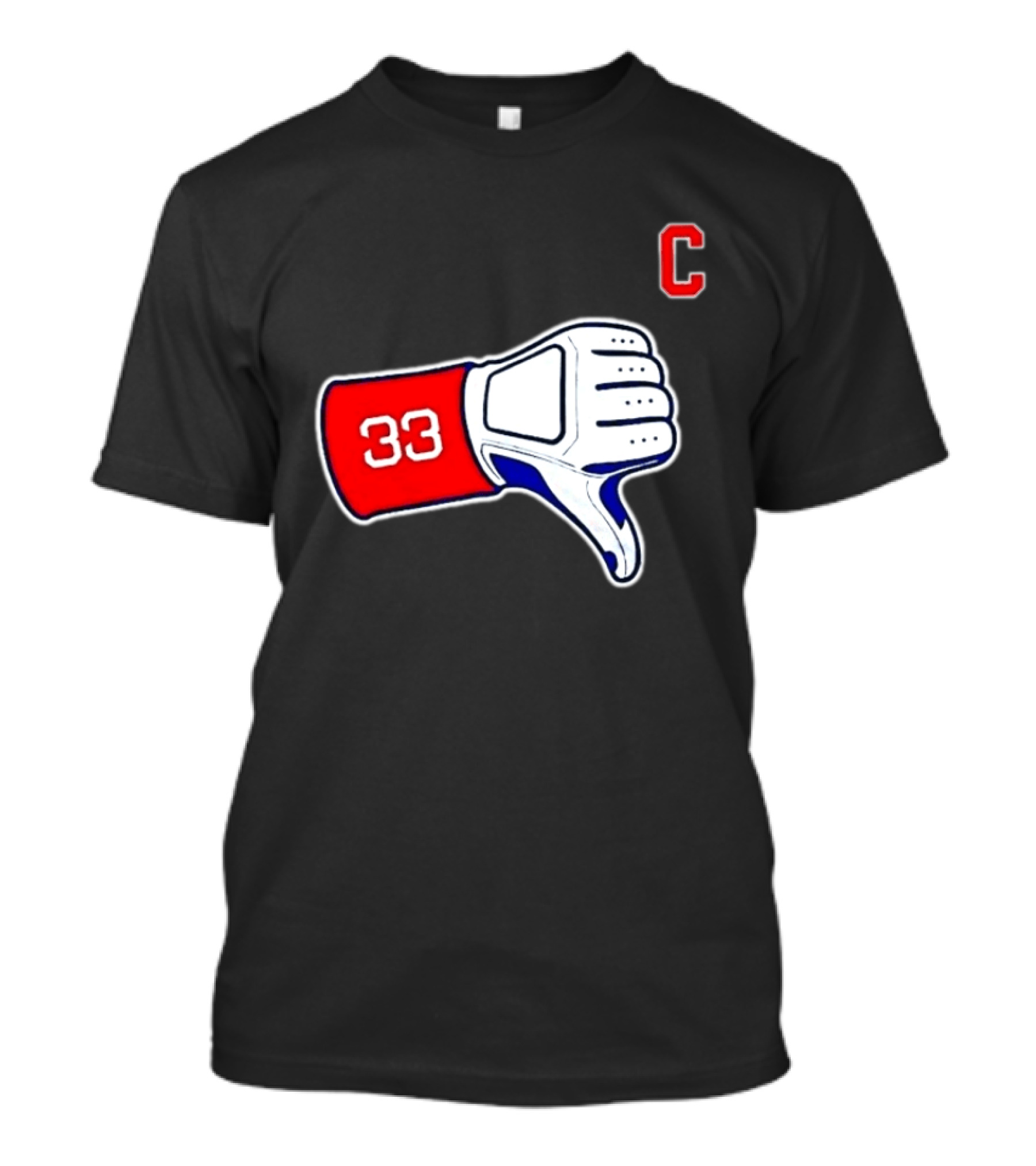 Jason Varitek Iconic 33 Thumbs Down Gesture Red Sox Symbol C T-Shirt