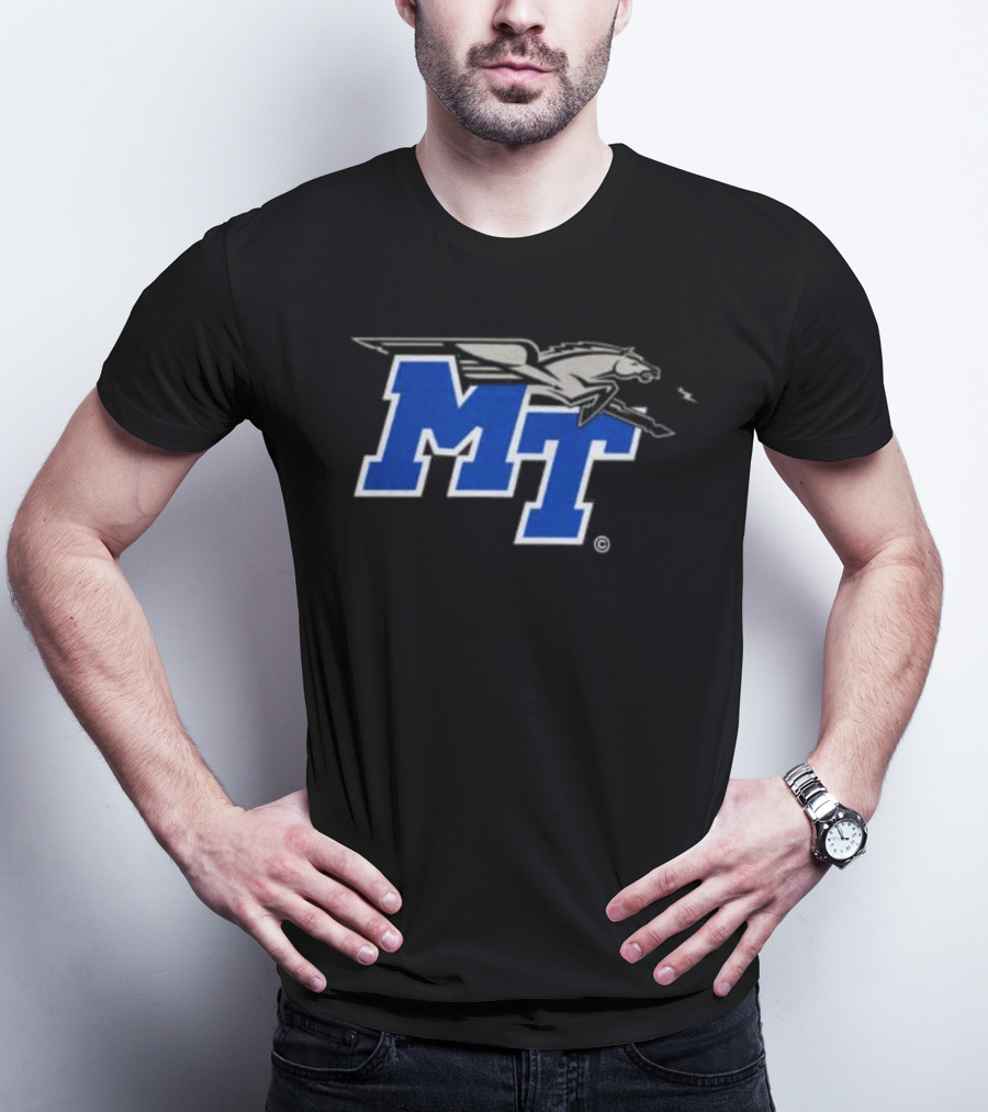 Middle Tennessee State Blue Raiders MT Flying Horse T-Shirt