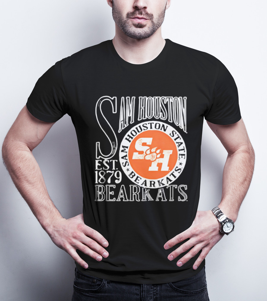 Sam Houston State Bearkats Est 1879 SH Paw T-Shirt