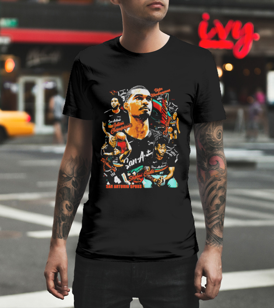 San Antonio Spurs Basketball Legend T-Shirt