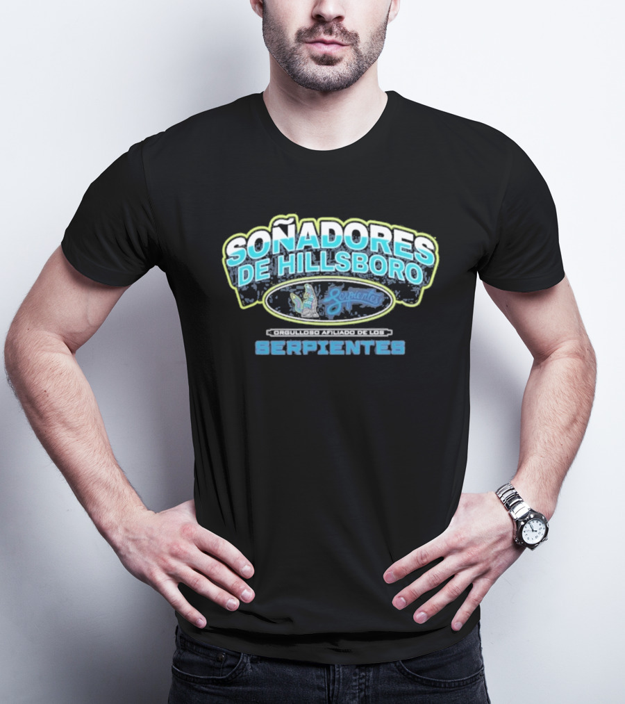 Soñadores De Hillsboro Serpientes Copa De La Diversion Baseball T-Shirt