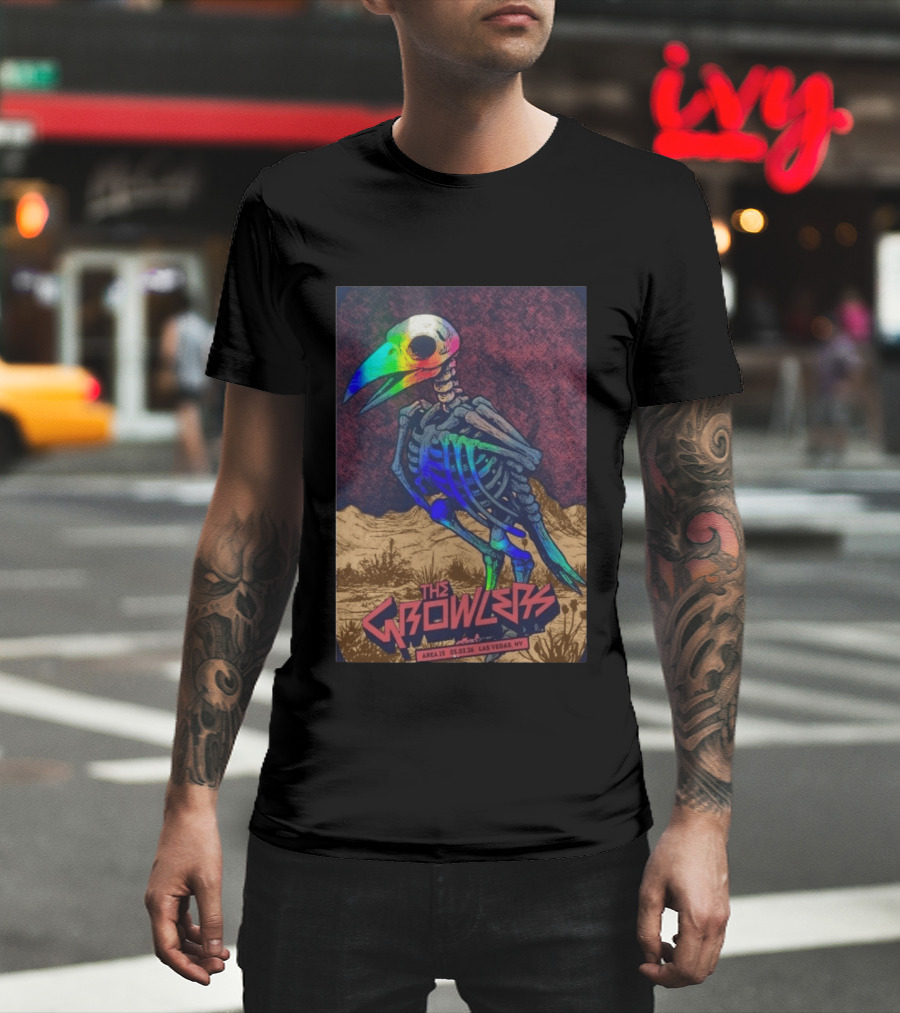 The Growlers Las Vegas Area 15 May 1 2026 Skeleton Bird T-Shirt
