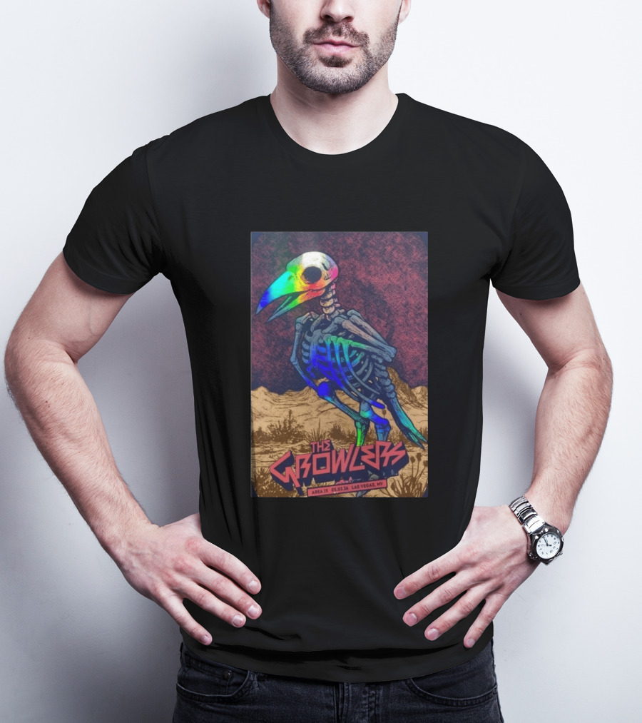 The Growlers Las Vegas Area 15 May 1 2026 Skeleton Bird T-Shirt