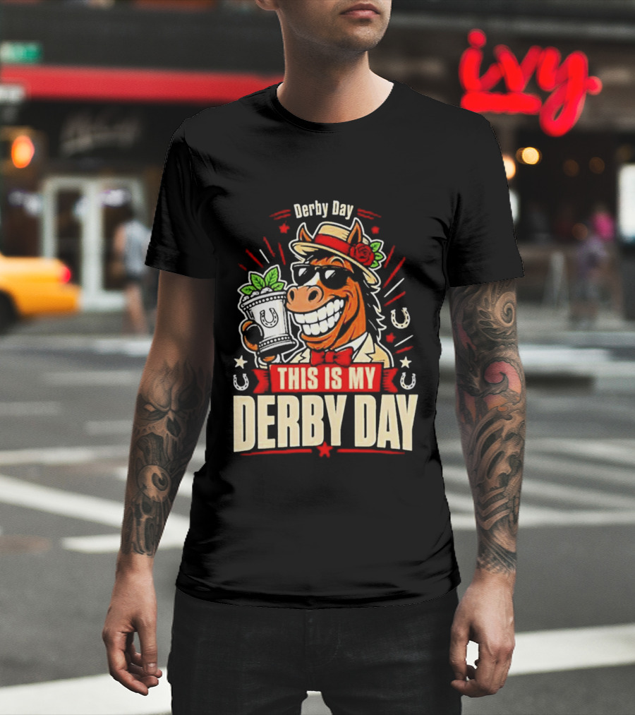 Derby Day Mint Julep Horse Party T-Shirt