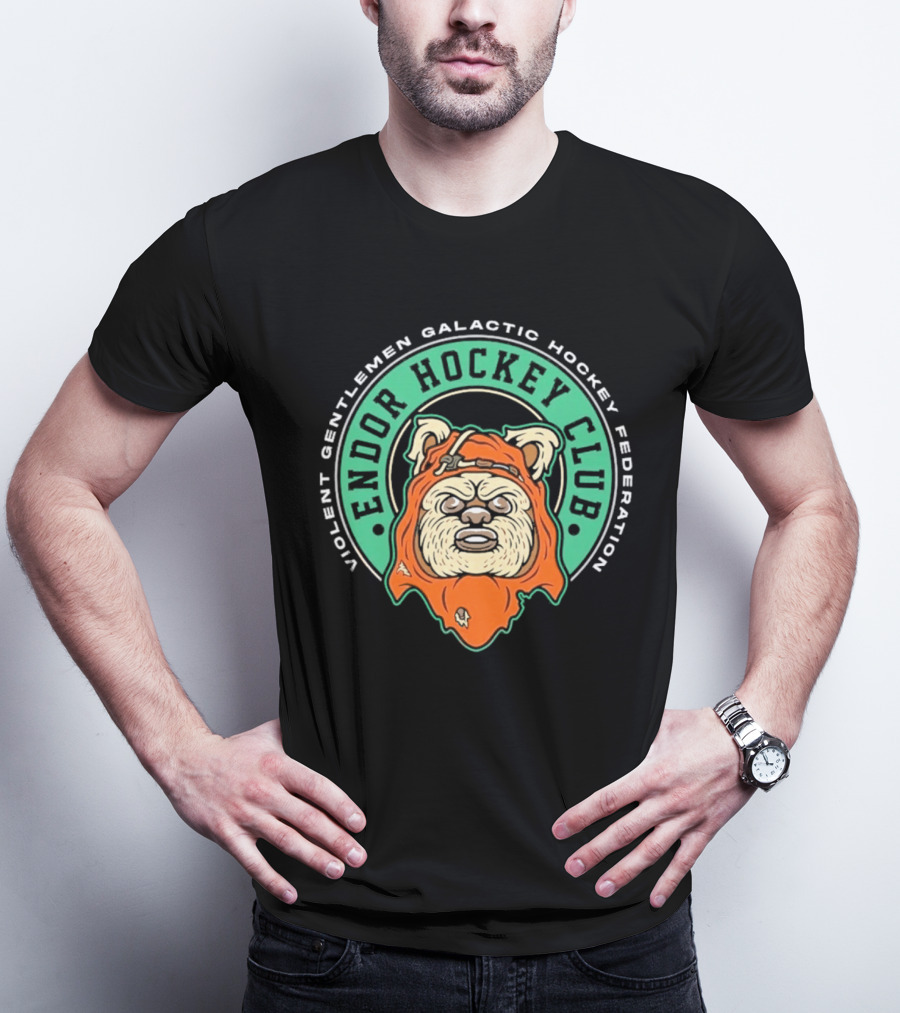 Violent Gentlemen Galactic Hockey Federation Endor Hockey Club 2026 T-Shirt