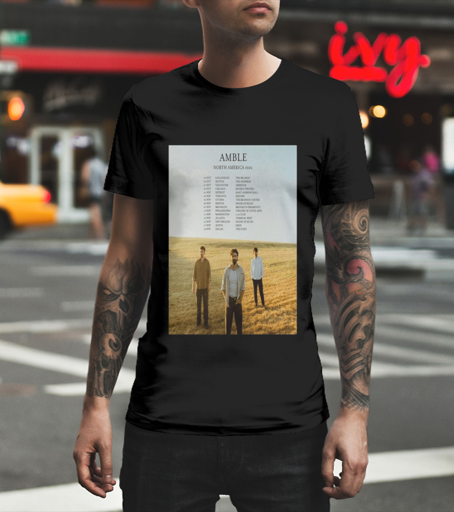 Amble Fall Tour 2026 T-Shirt