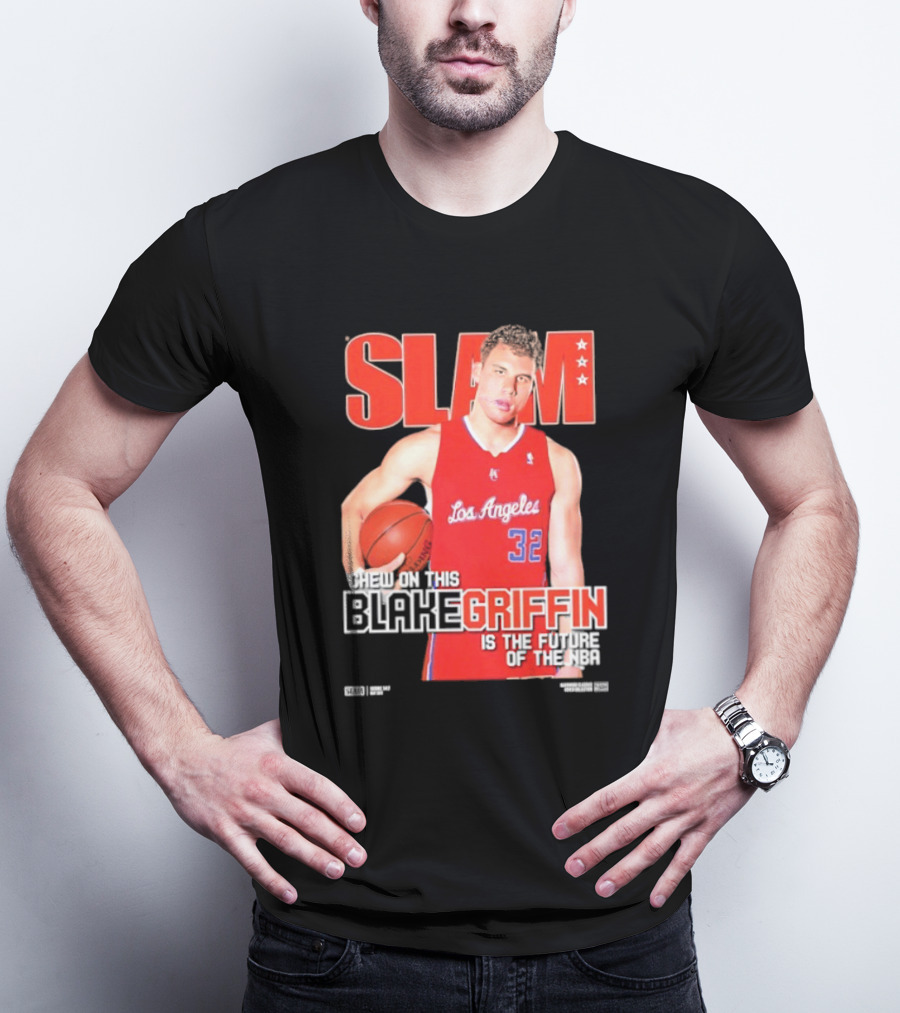 SLAM Los Angeles Clippers Blake Griffin Chew On This Is The Future Of The NBA T-Shirt
