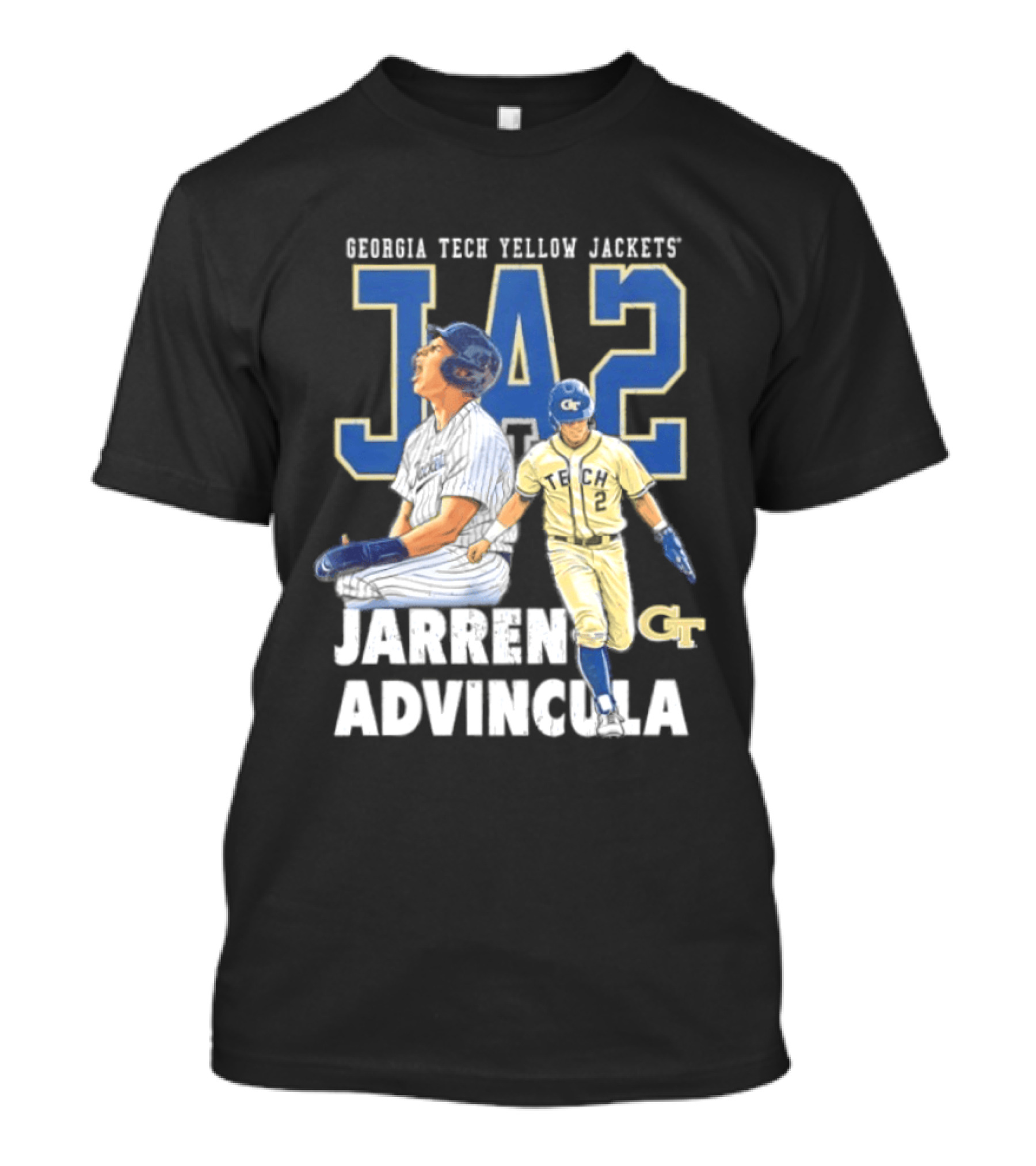 Georgia Tech Yellow Jackets JA2 Jarren Advincula T-Shirt
