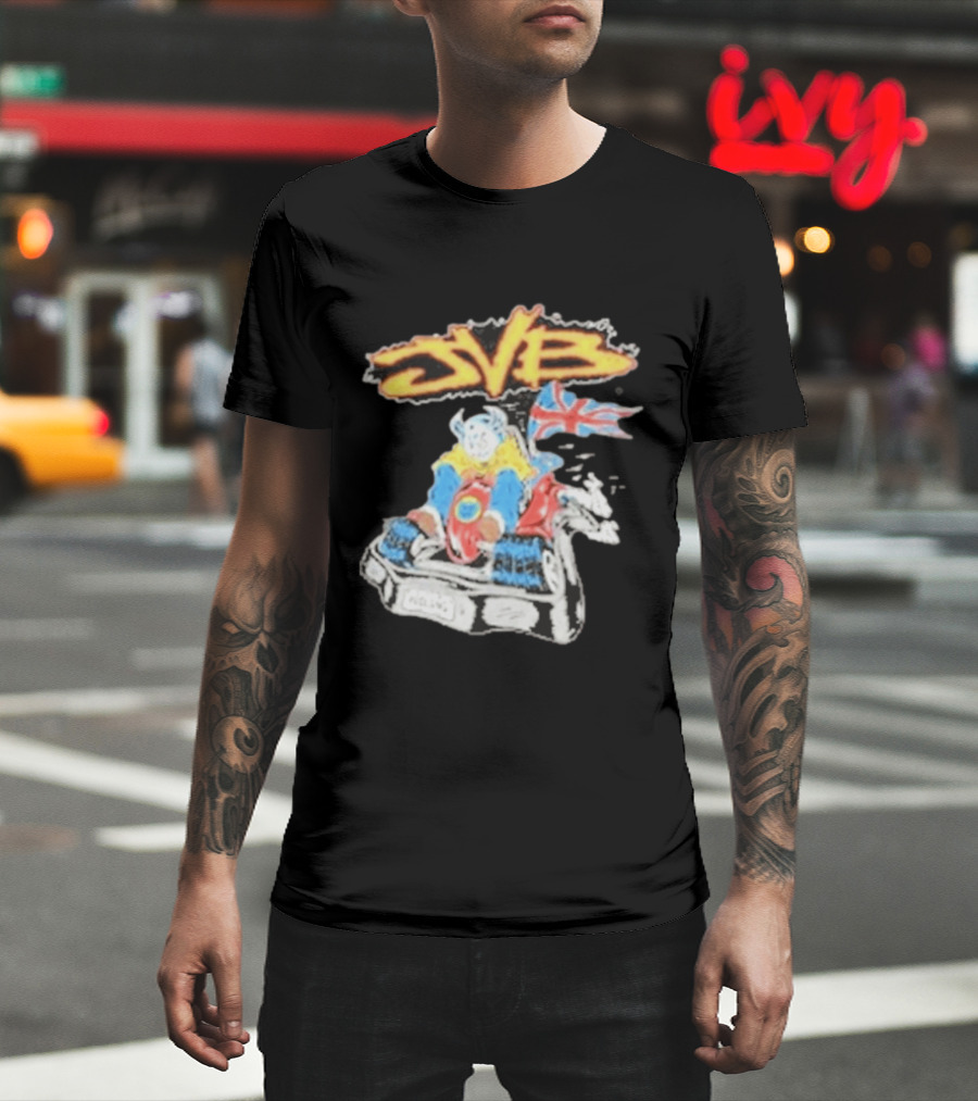 JVB Tour UK 2026 Viking Racer With Union Jack Flag T-Shirt