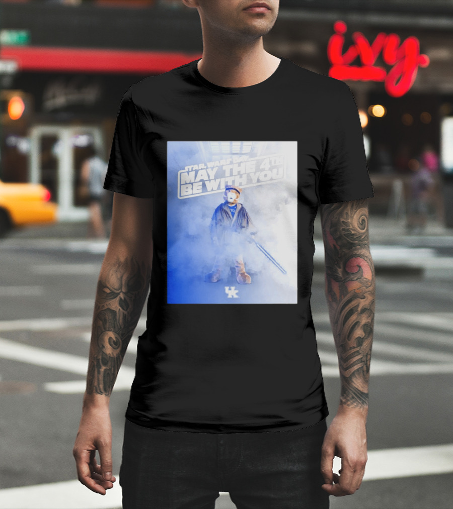 Star Wars Day May The 4th Be With You Kentucky Wildcats T-Shirt