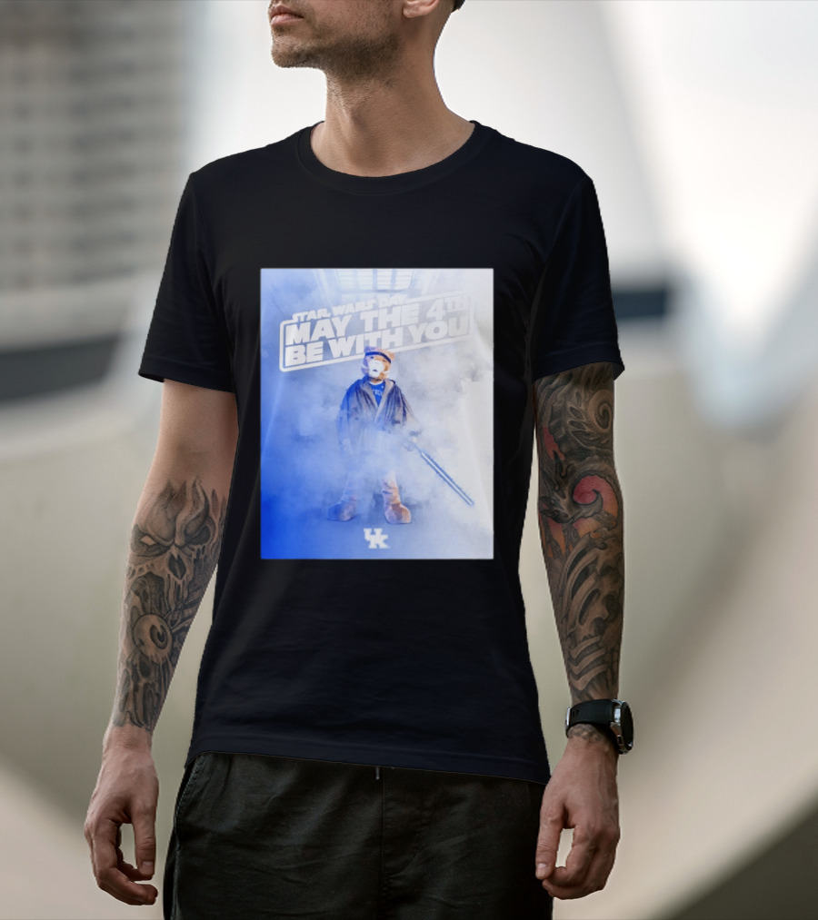 Star Wars Day May The 4th Be With You Kentucky Wildcats T-Shirt
