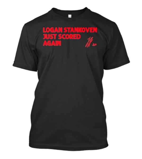 Logan Stankoven Just Scored Again 11 57 T-Shirt