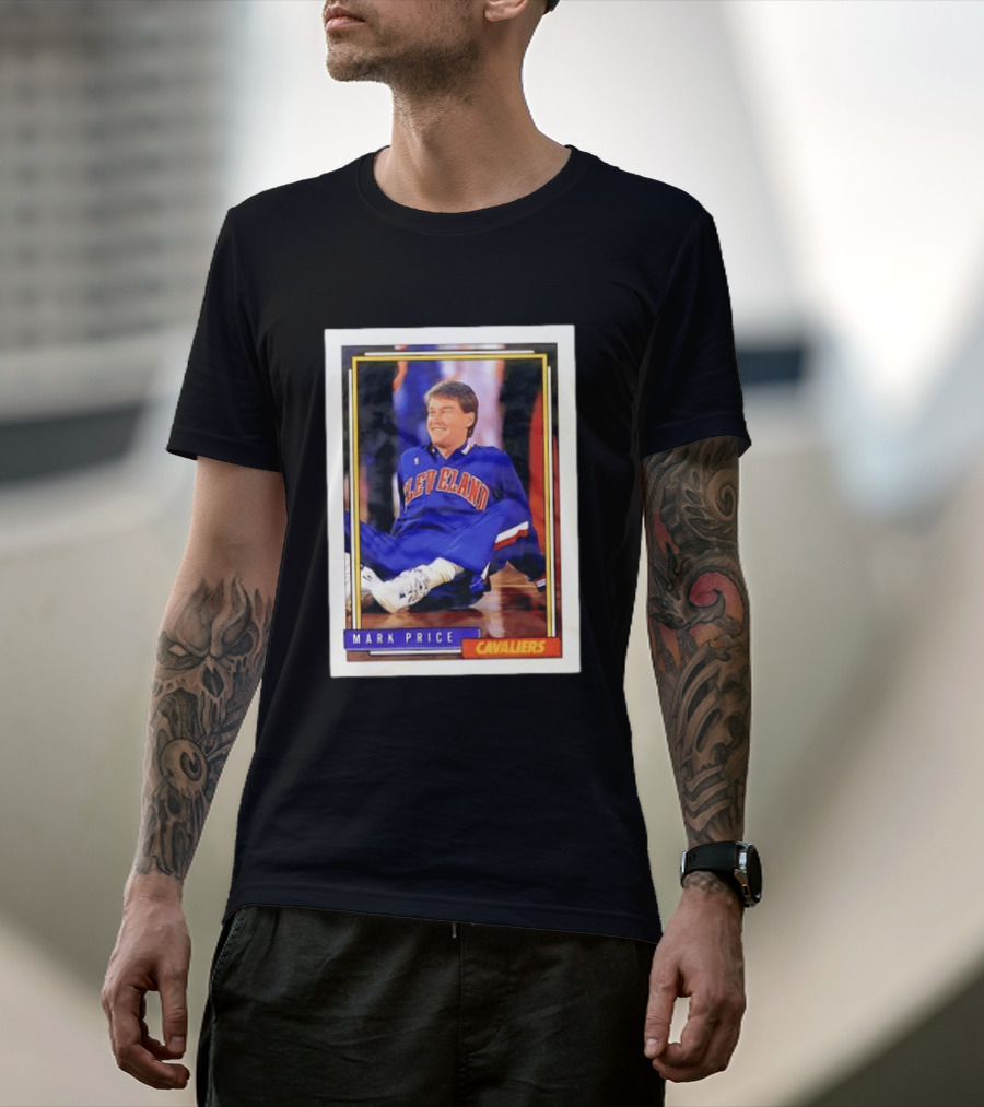 Cleveland Cavaliers Mark Price 1992 Basketball Trading Card Classic Moment T-Shirt