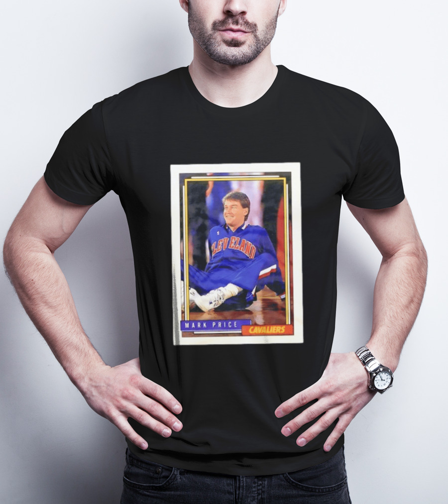 Cleveland Cavaliers Mark Price 1992 Basketball Trading Card Classic Moment T-Shirt