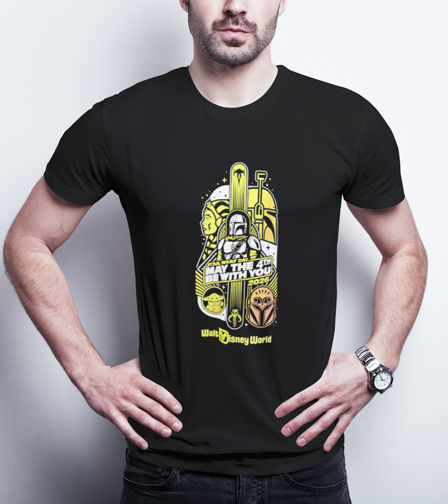 Mandalorian Grogu Star Wars Day 2026 Walt Disney World Adventure T-Shirt