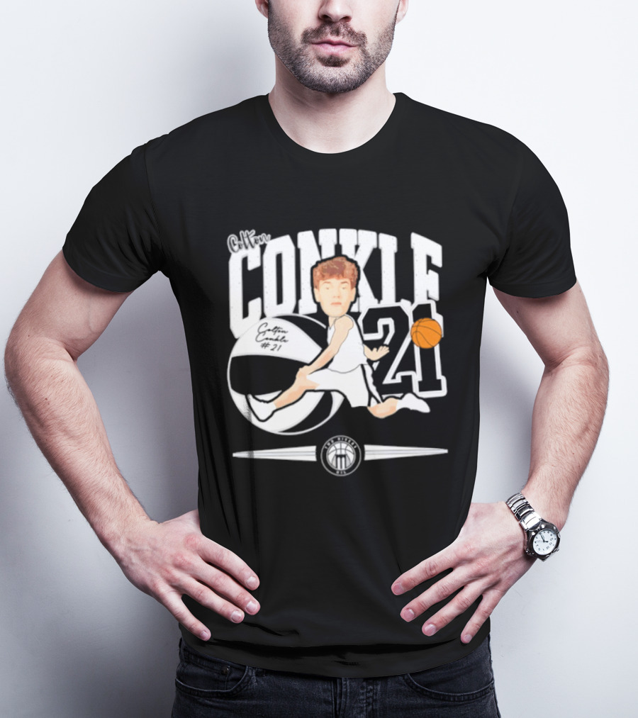 Colton Conkle 21 Basketball 2025 Marietta College T-Shirt