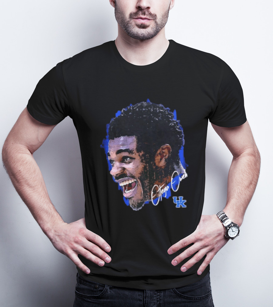 NCAA Men's Basketball Kentucky Wildcats Otega Oweh UK Basketball Fan Gear T-Shirt