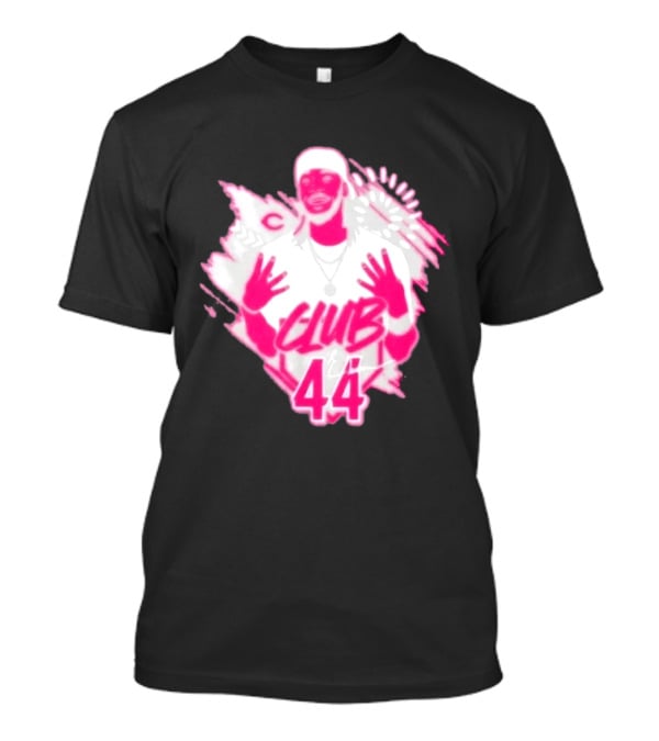 Elly De La Cruz Club 44 Pink Cincinnati Baseball T-Shirt
