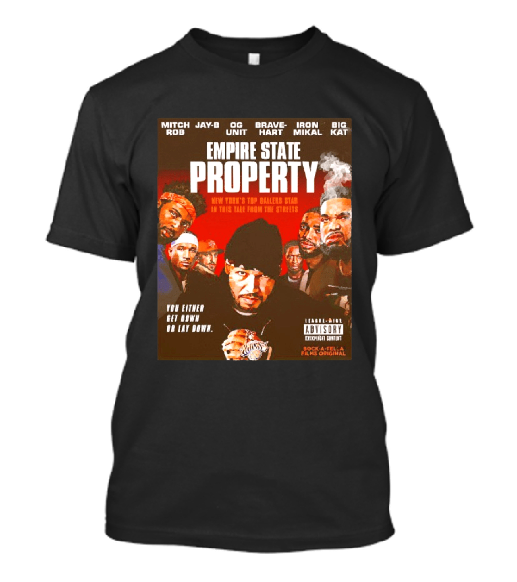 Mitch Rob Jay B OG Unit Brave Hart Iron Mikal Big Kat Empire State Property New York Knicks Baller Tale T-Shirt