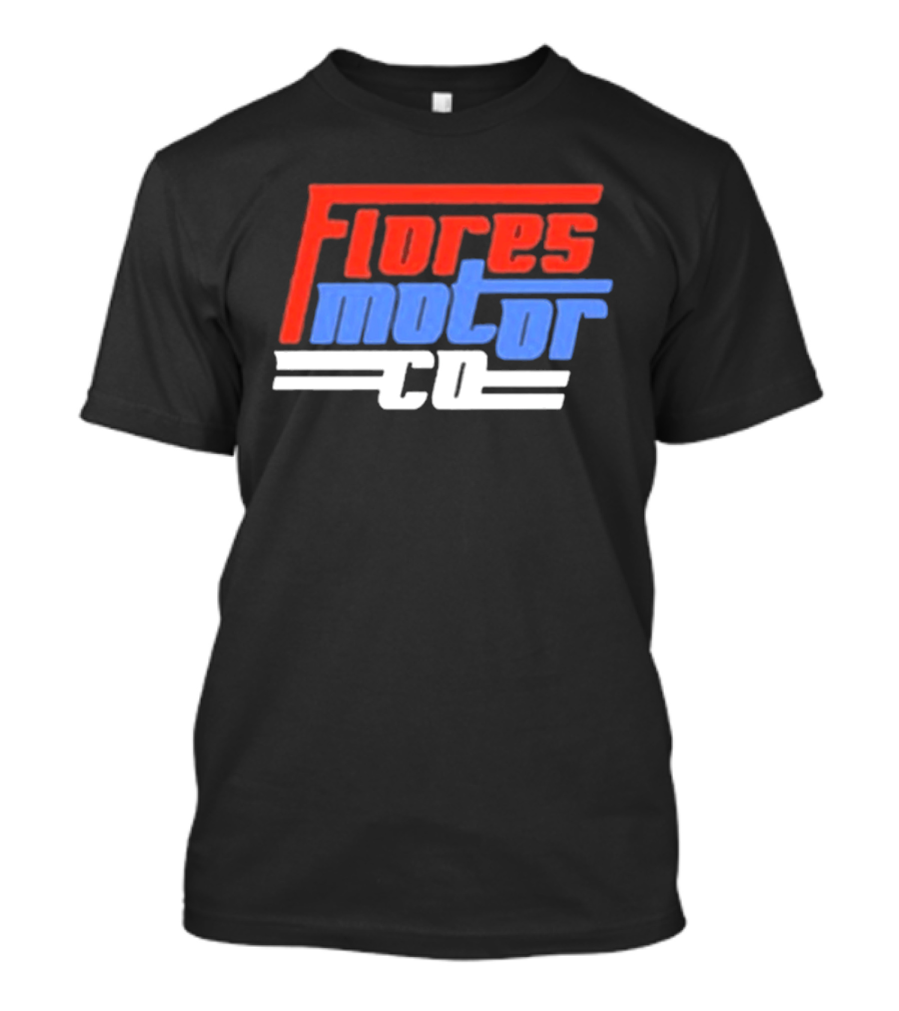 Wyatt Flores Flores Motor CO 2026 Tour Red And Blue T-Shirt