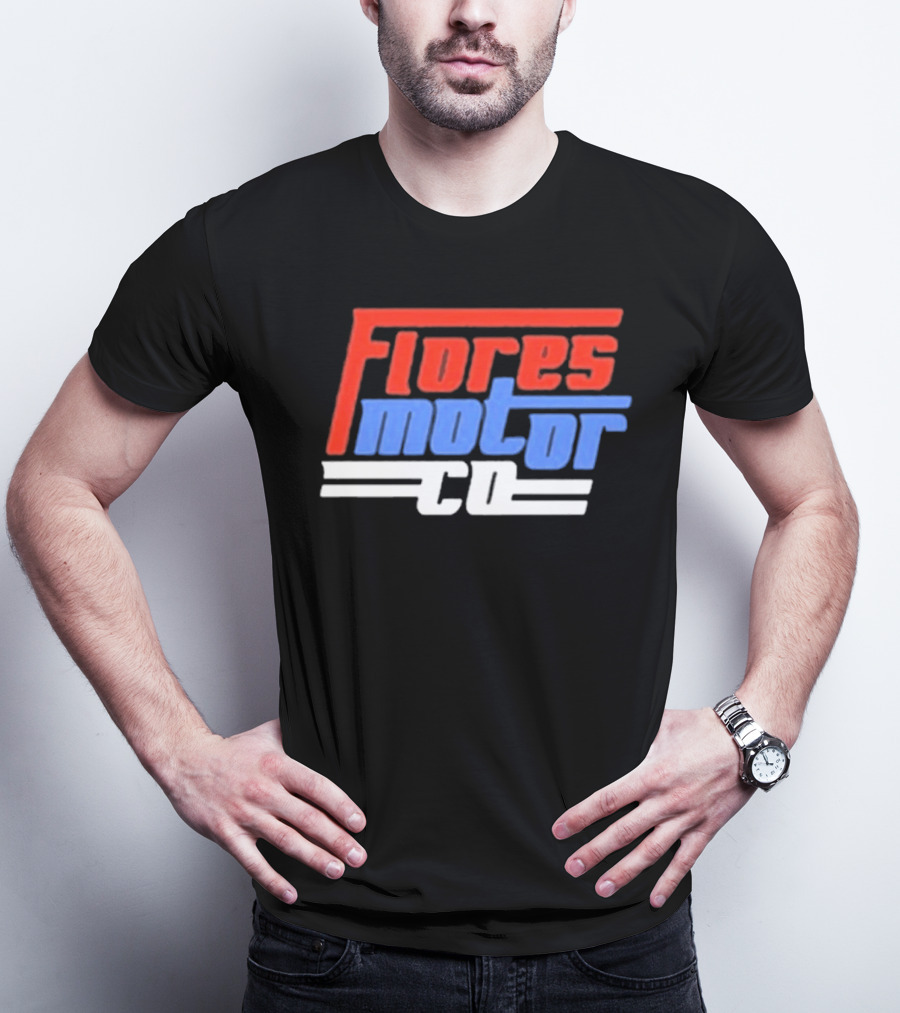 Wyatt Flores Flores Motor CO 2026 Tour Red And Blue T-Shirt