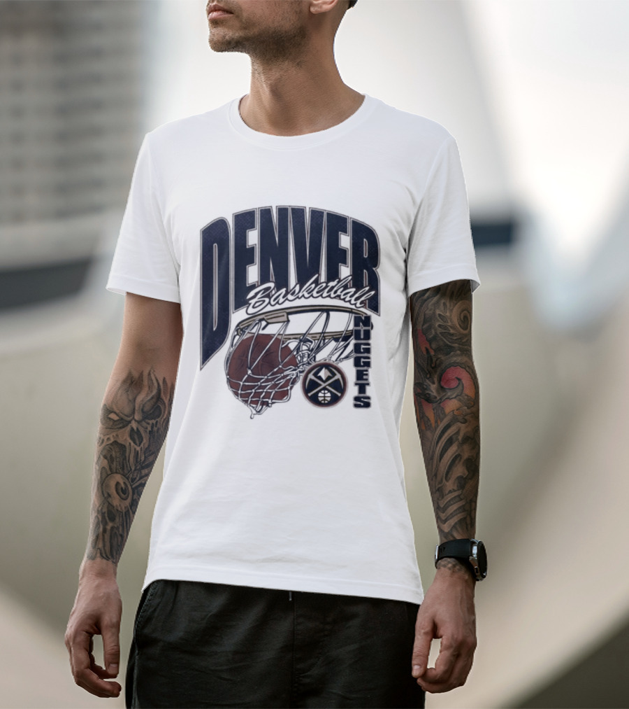 Denver Basketball 2026 Nuggets Script Swish T-Shirt