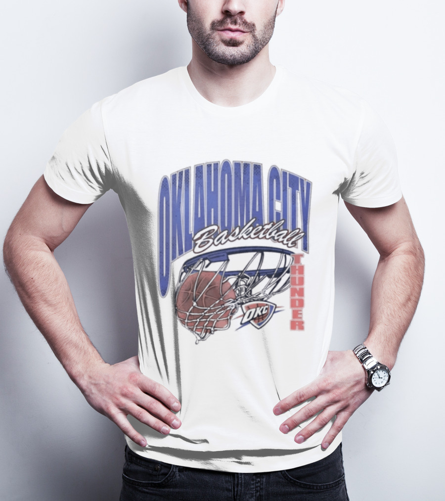 Oklahoma City Basketball Swish 2026 T-Shirt
