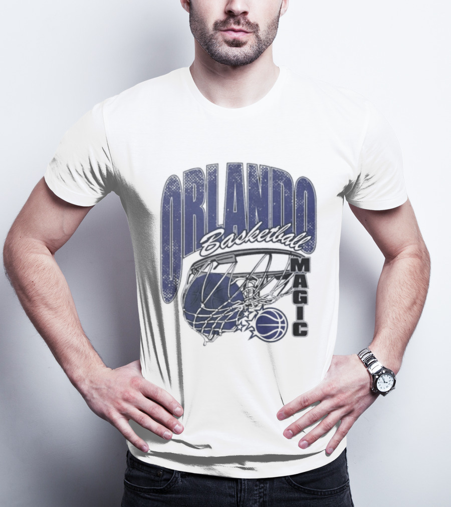 2026 Orlando Magic Basketball Script Swish T-Shirt