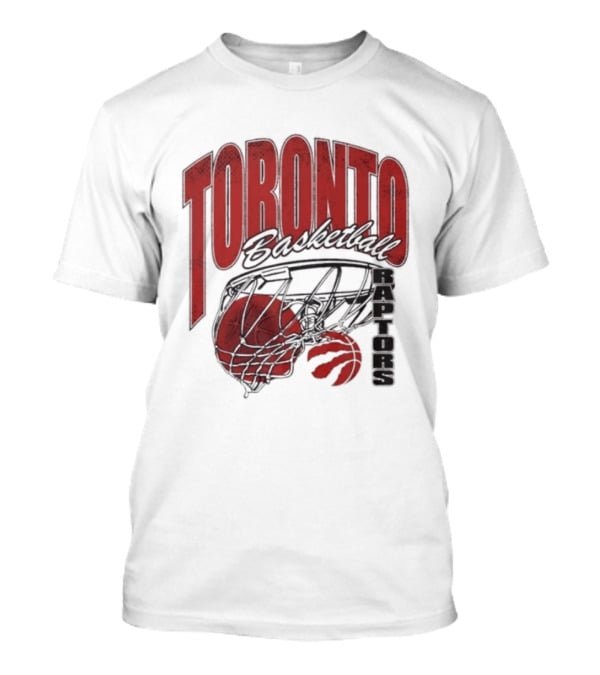Toronto Raptors Basketball 2026 Script Swish T-Shirt