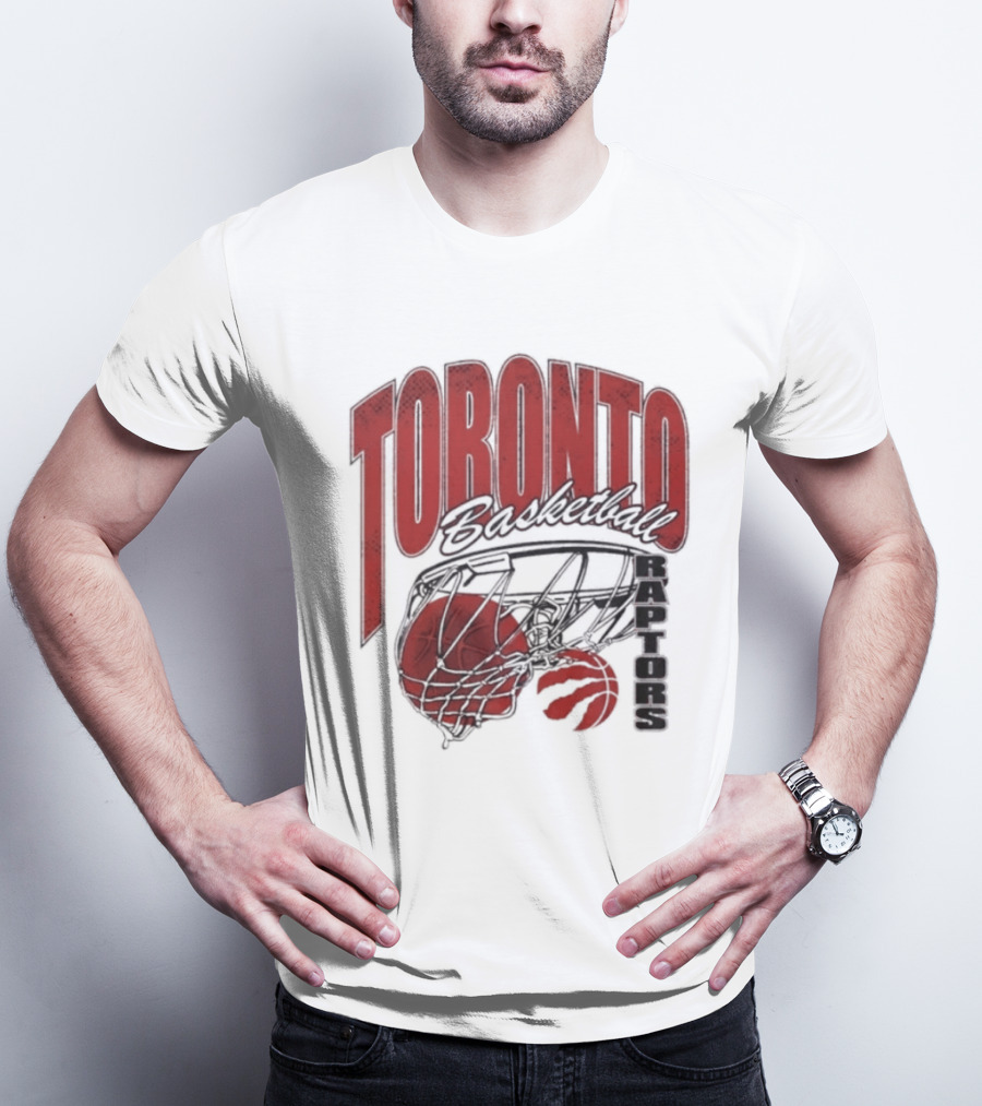 Toronto Raptors Basketball 2026 Script Swish T-Shirt