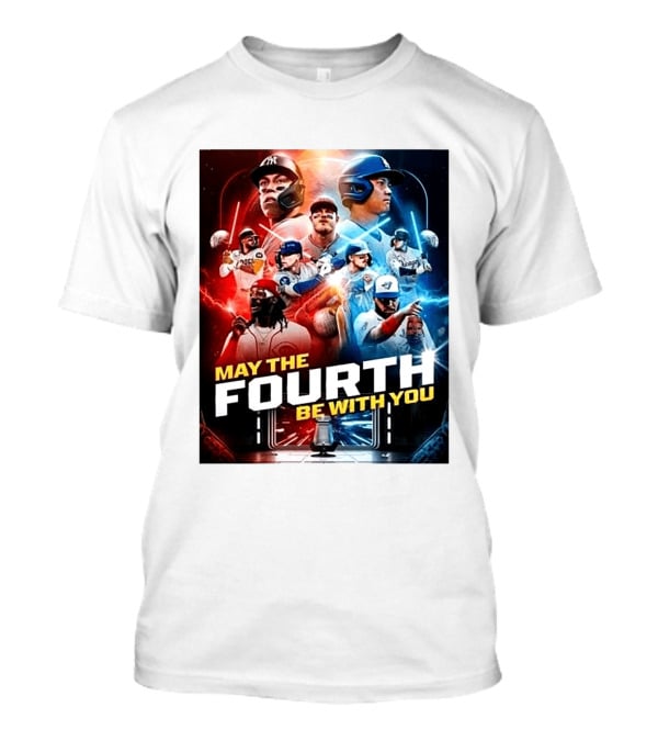 May The Fourth Be With You MLB Star Wars Day 2026 Celebration T-Shirt