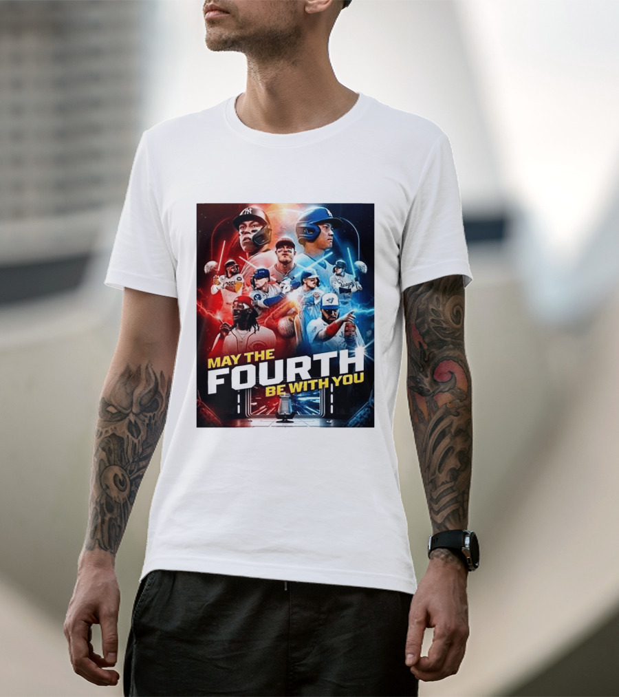 May The Fourth Be With You MLB Star Wars Day 2026 Celebration T-Shirt
