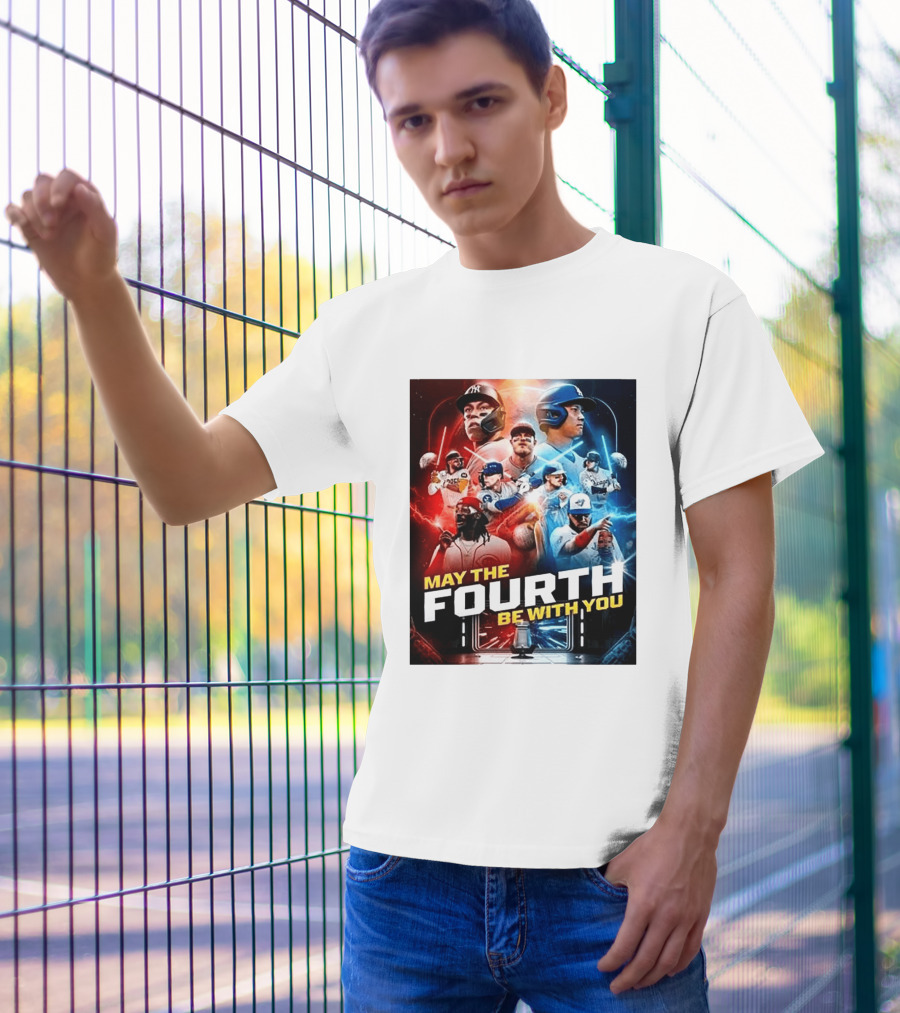 May The Fourth Be With You MLB Star Wars Day 2026 Celebration T-Shirt
