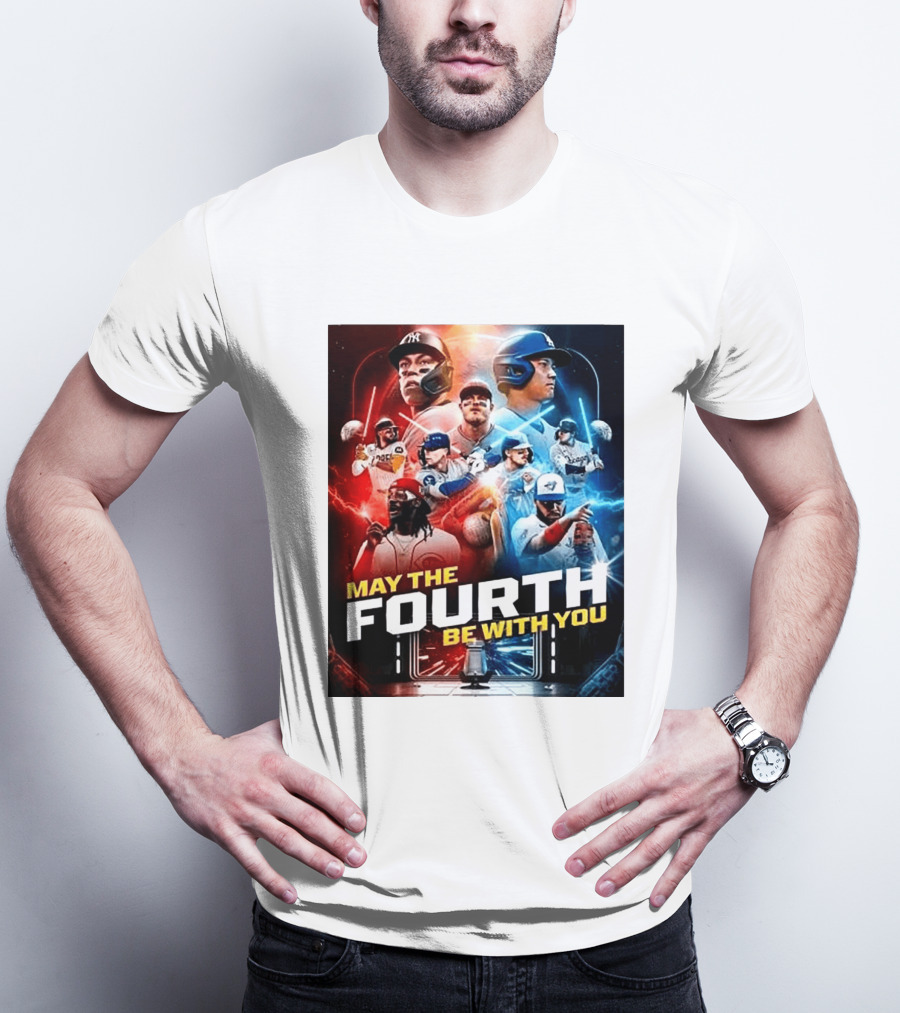 May The Fourth Be With You MLB Star Wars Day 2026 Celebration T-Shirt
