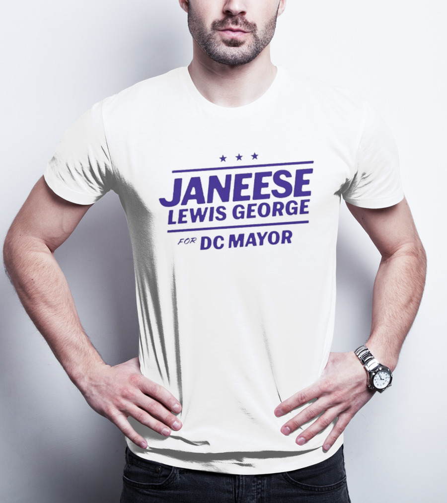 Janeese Lewis George DC Mayor Campaign Stars T-Shirt