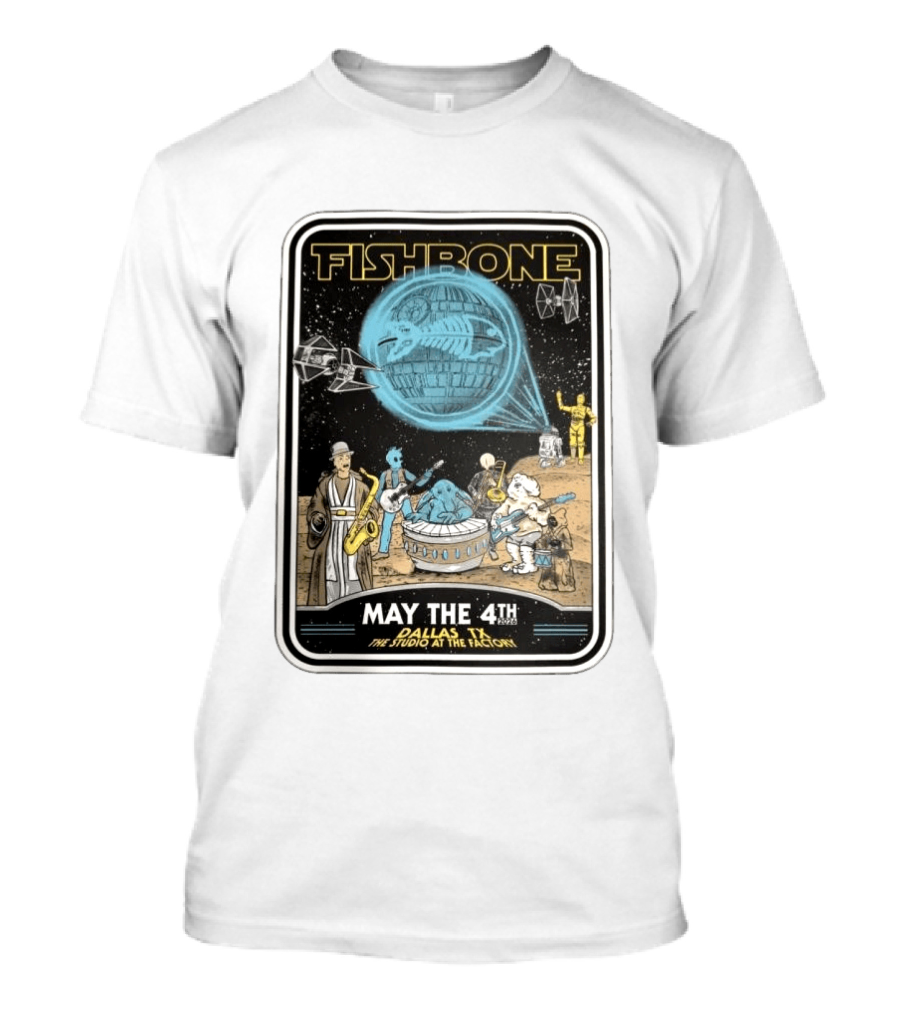 FISHBONE May 4 2026 Dallas TX Tour With Star Wars T-Shirt
