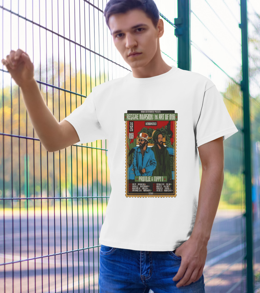 Reggae Invasion The Art Of Dub Protoje Tippy I 2026 Latin America Tour T-Shirt