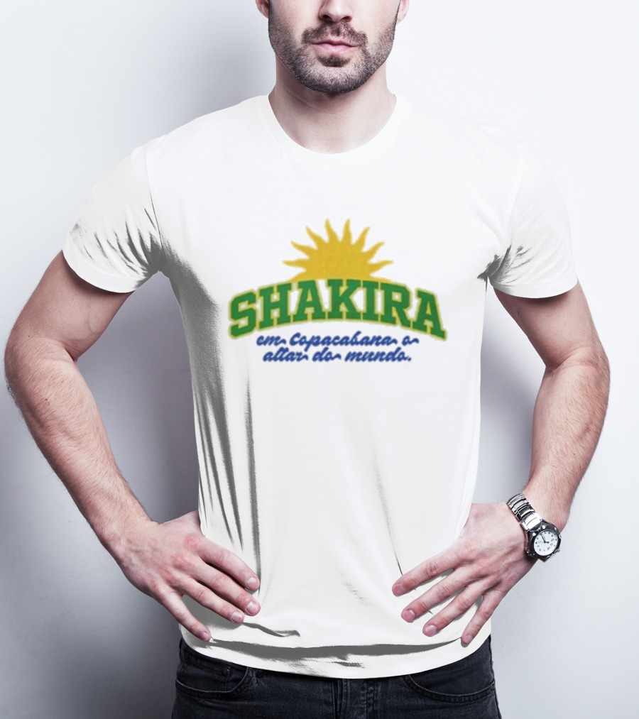 Shakira Em Copacabana E Além Do Mundo T-Shirt