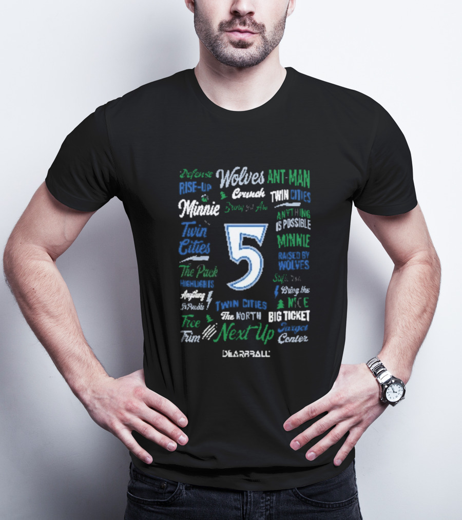 Webber Twin Cities Timberwolves Ant Man Dunk Aerospace Next Up Basketball 5 T-Shirt