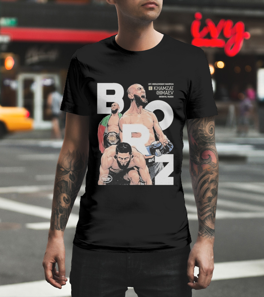 Borz Bardo Craft UFC Khamzat Chimaev T-Shirt