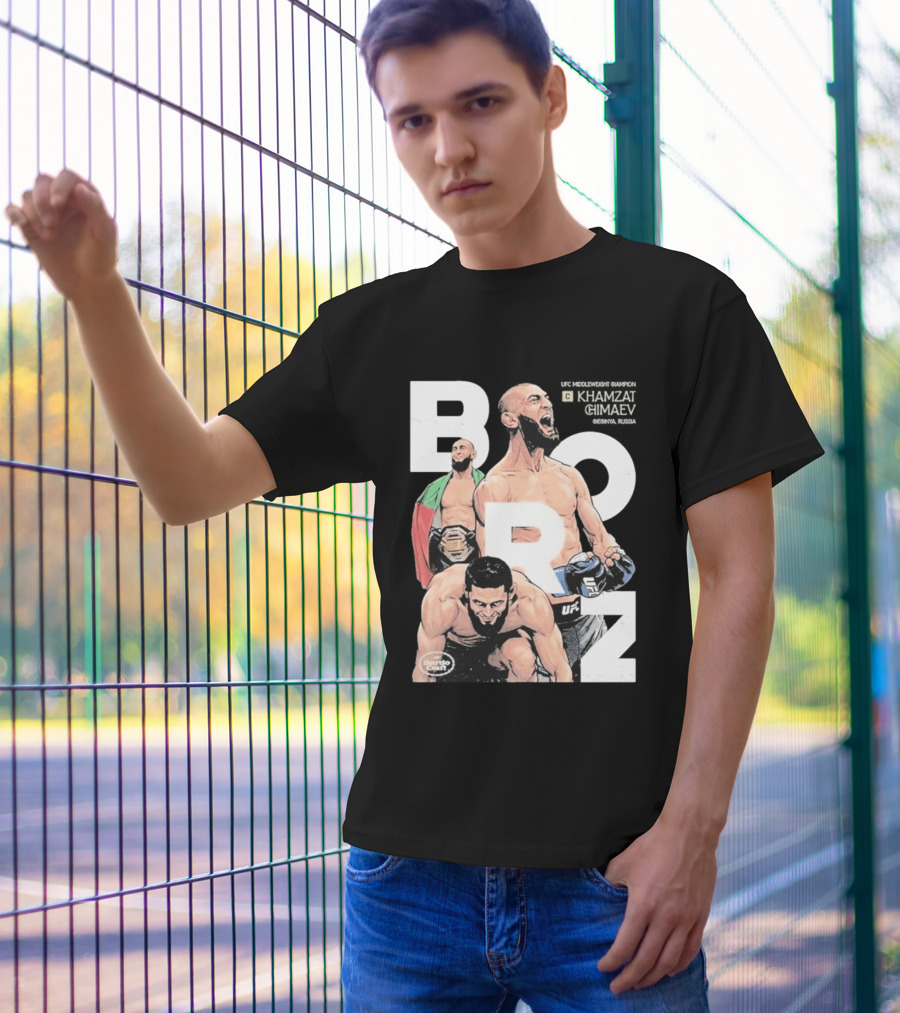 Borz Bardo Craft UFC Khamzat Chimaev T-Shirt