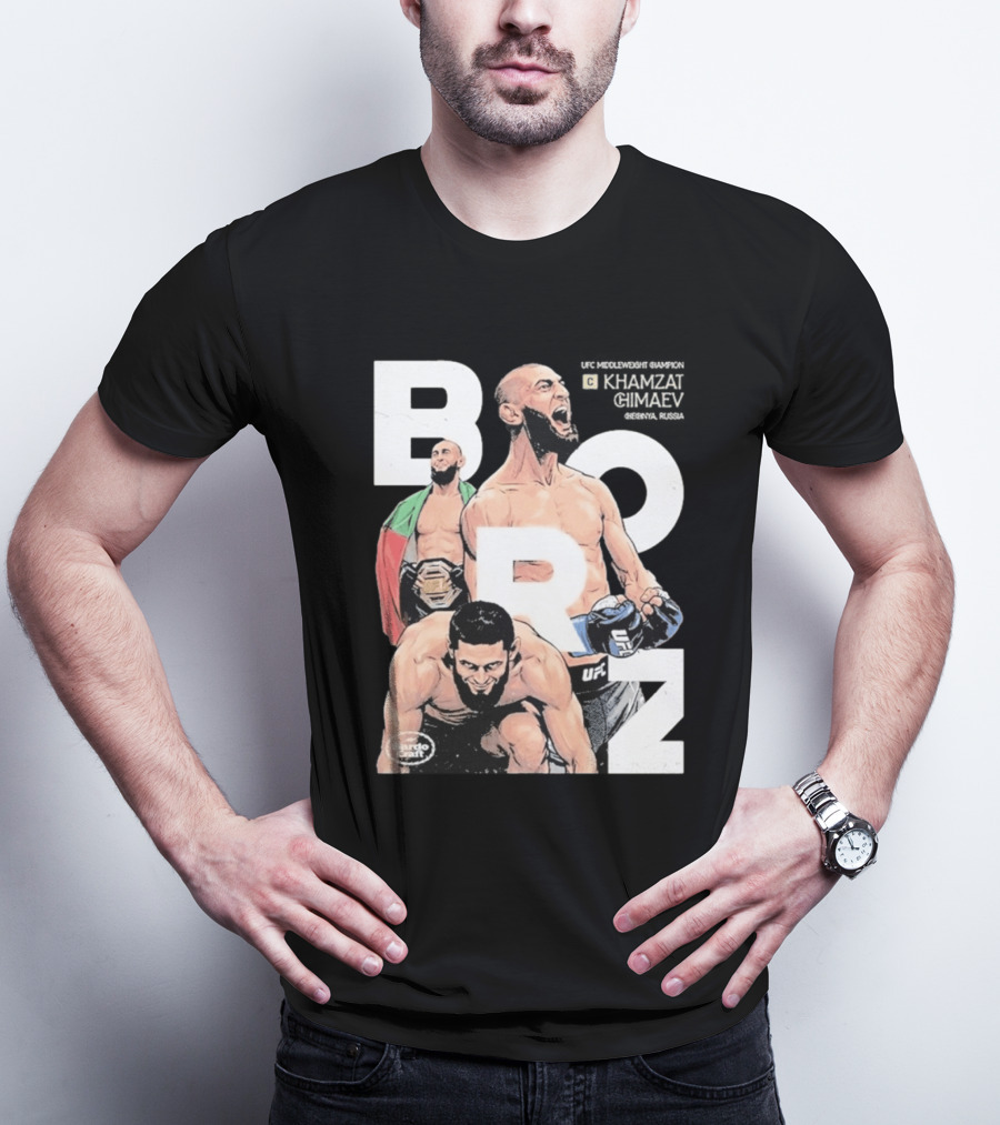 Borz Bardo Craft UFC Khamzat Chimaev T-Shirt