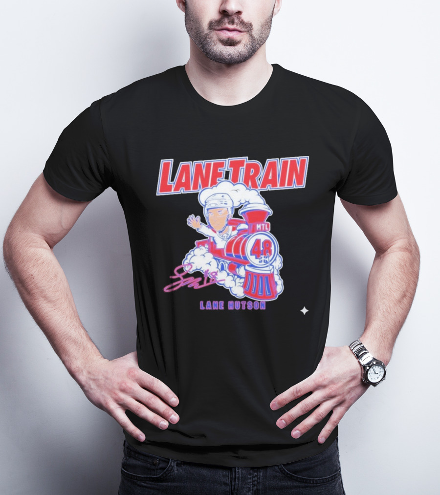 Lane Train MTL 48 Lane Hutson Steam Engine Athlete T-Shirt