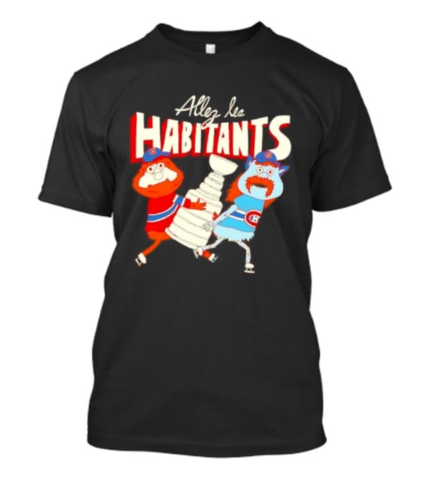 Allez Les Habitants Montreal Canadiens Trophy Celebration T-Shirt