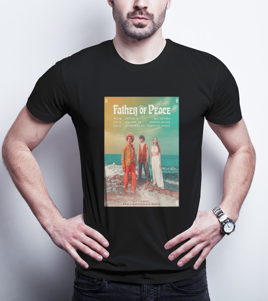 Father Of Peace Fall Tour 2026 Chicago New York Los Angeles T-Shirt